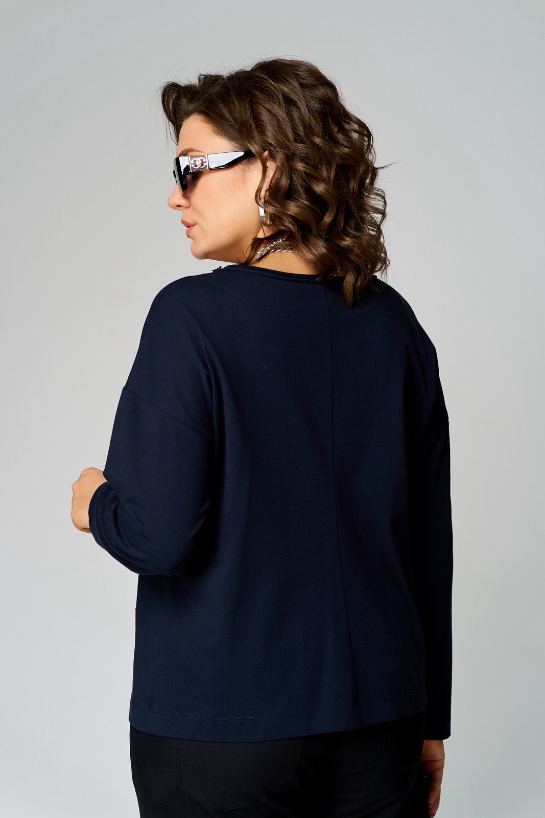 Джемпер 8069 темно-синий BLISS купить в интернет магазине Велесмода